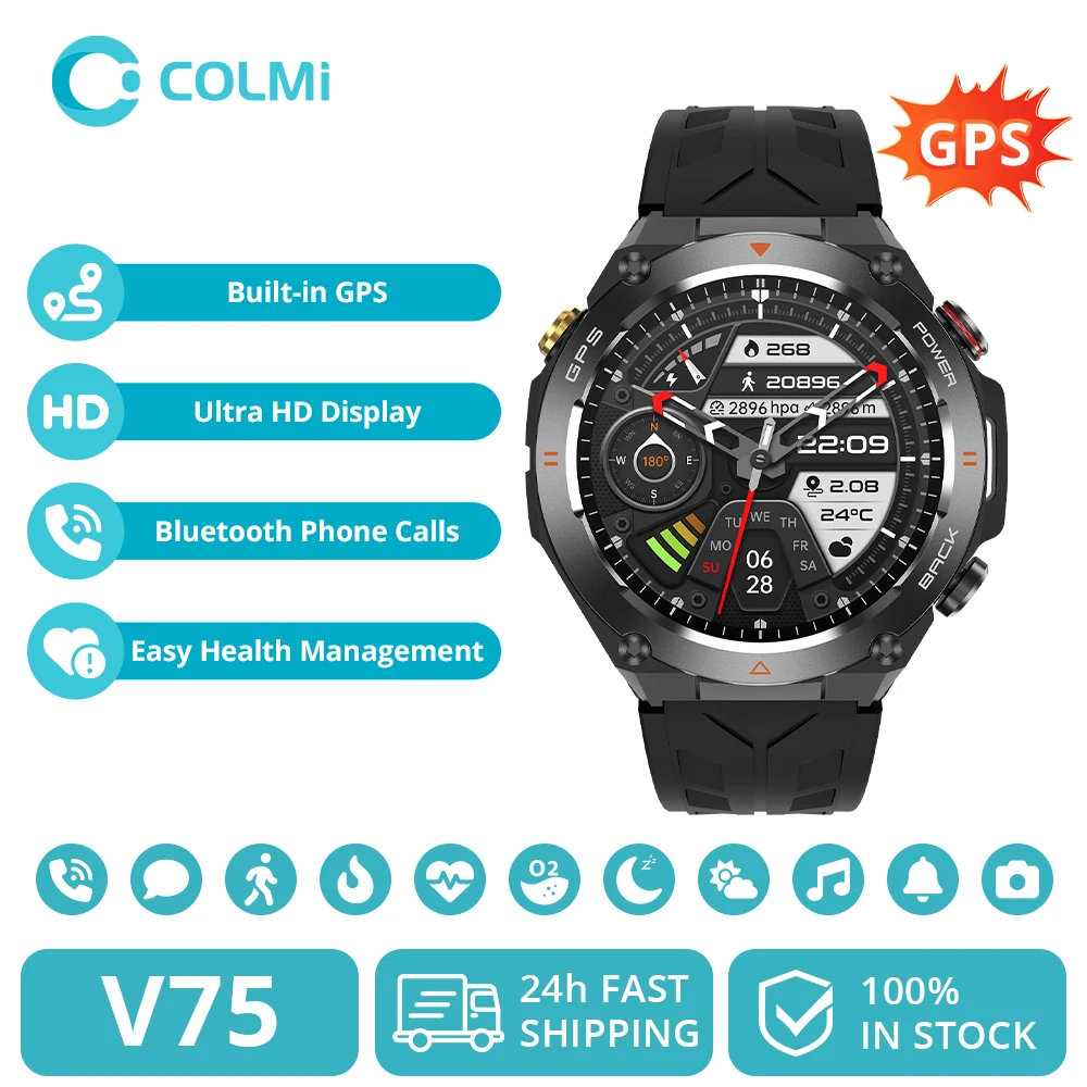 COLMI-V75-GPS-Smart-Watch-1-45-Ultra-HD-Display-b-ssola-embutida-fazer ...