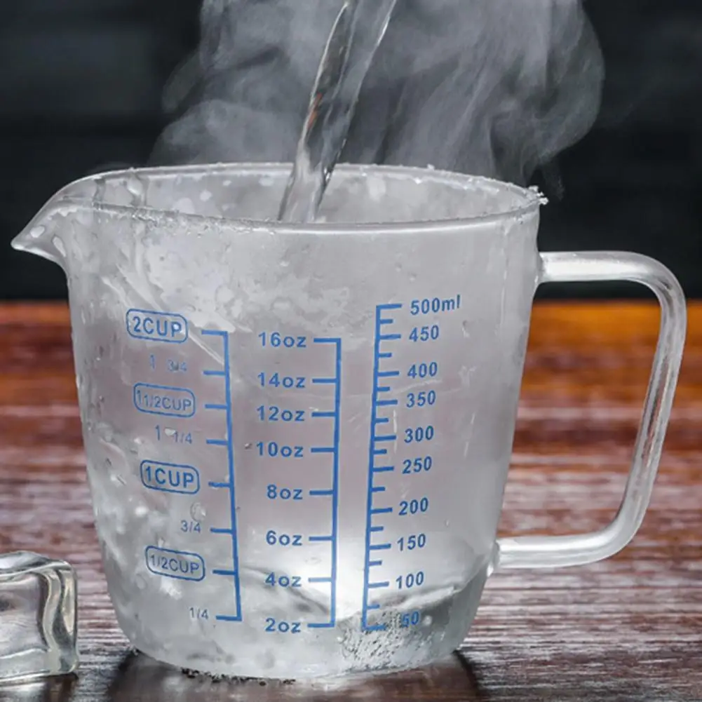 Hot Water In Measuring Cup