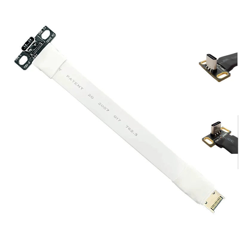 Usb3 Type C Cable Internal | Usb C Flat Cable Angle | Flat Type C Usb ...