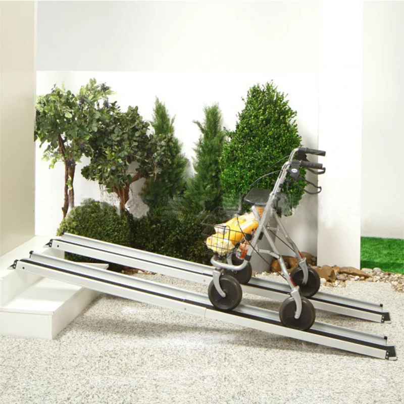 150cm-5ft-a-pair-Wheelchair-Ramps-Aluminum-Telescopic-Portable ...