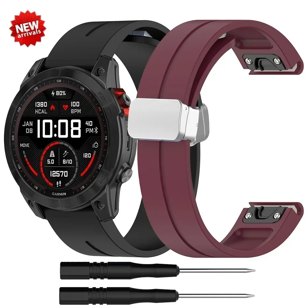 26-20-22mm-silicone-quickfit-pulseira-para-garmin-fenix-7x-7-7S-6x-6-6s ...