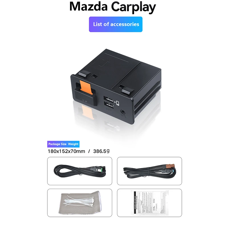 New Upgrade P2 Apple CarPlay Android Auto USB Adapter Hub OEM for ...