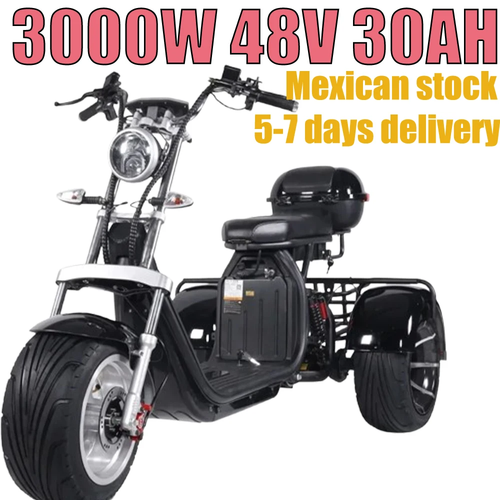 Electric Motorcycle Adult 3000W60V30AH 12Inch Off-Road Max Load 300KG ...