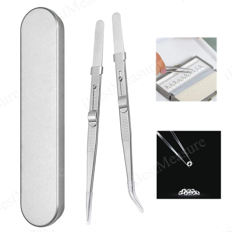 1/2pcs Tweezers Stainless Steel Fine Tipped Precision Tweezers ...
