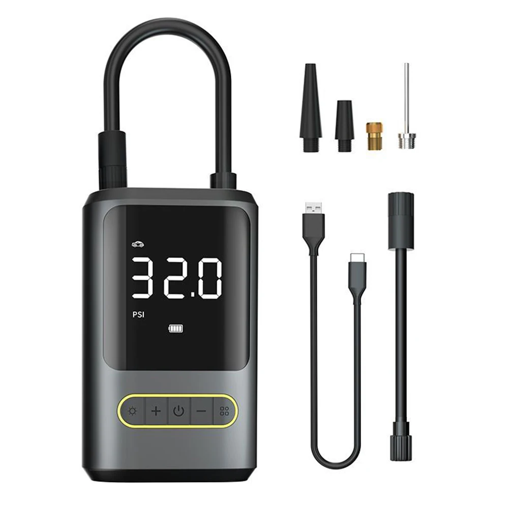 150PSI-Bicycle-Tire-Tyre-Inflator-Multi-purpose-Mini-Auto-Inflatable ...