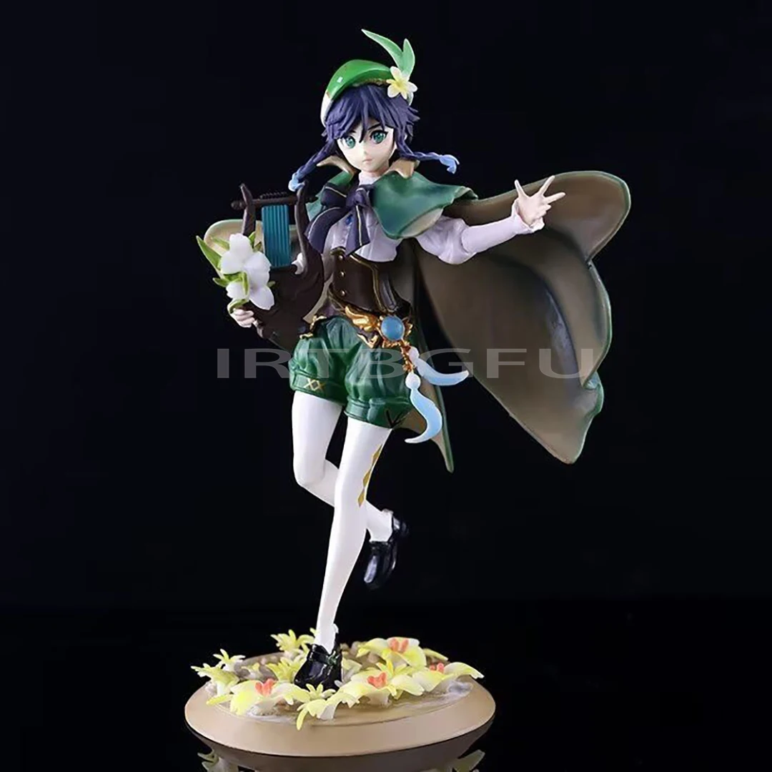 26cm Genshin Impact Barbatos Venti Figurine Anime Girl PVC Action ...