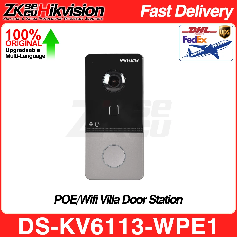 Hikvision-Multi-language-DS-KV6113-WPE1-C-IP-Doorbel-WiFi-Doorbell-Door ...