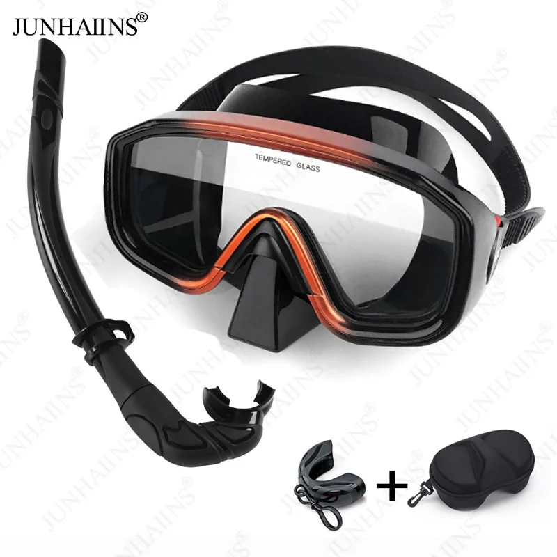 JUNHAINS-Scuba-Diving-goggles-breathing-tube-waterproof-anti-fog ...