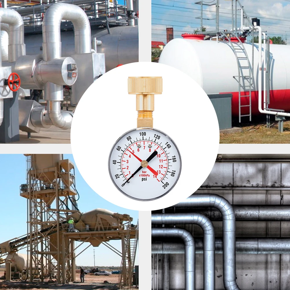 Dial-Digital-Pressure-Meter-0-200-PSI-Dial-Pressure-Tester-0-14-Bar ...