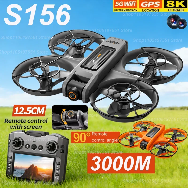 Newly Upgraded Original S156 PRO Drone 8K WIFI GPS Professional HD ...