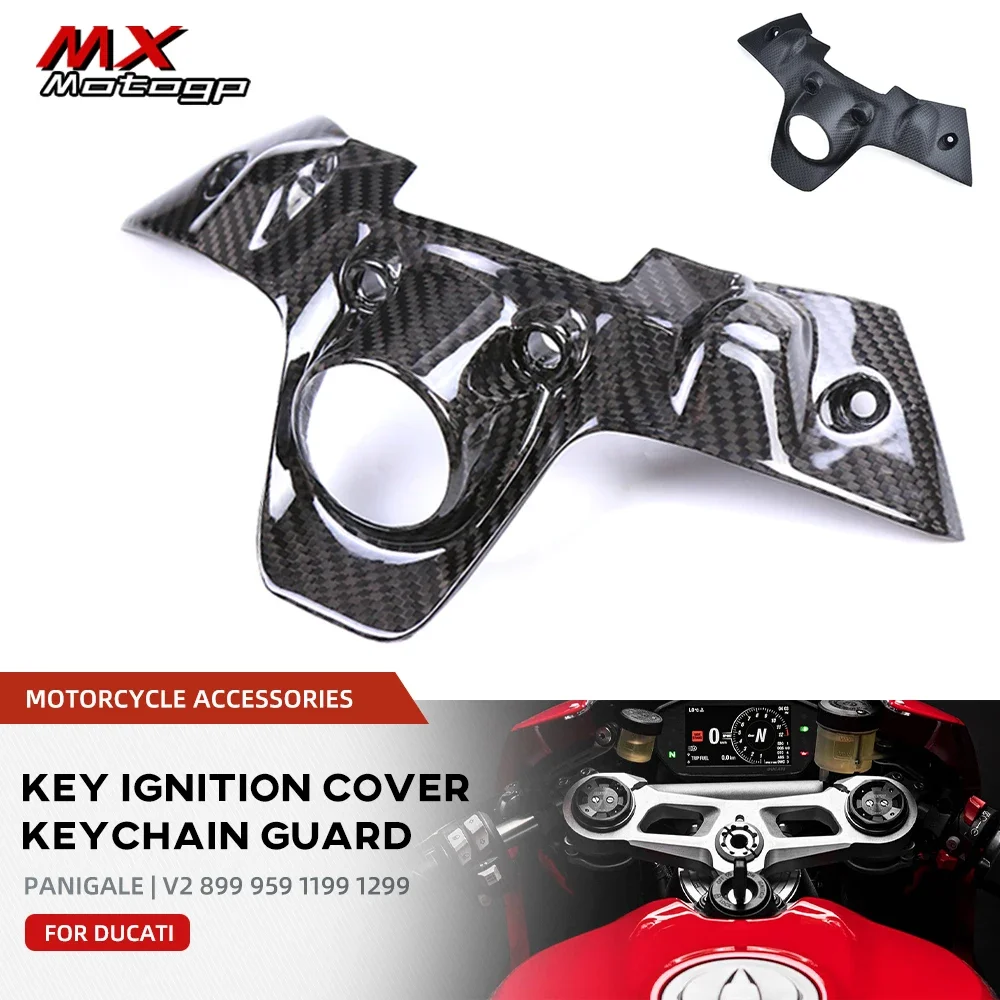 For-DUCATI-Panigale-V2-899-959-1199-1299-Motorcycle-Key-Ignition-Cover ...