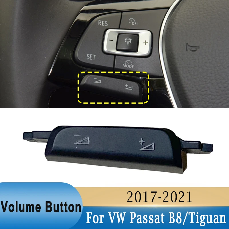 Steering-Wheel-Volume-Button-Radio-Music-Volume-Key-Cap-for-VW-Golf-MK7 ...