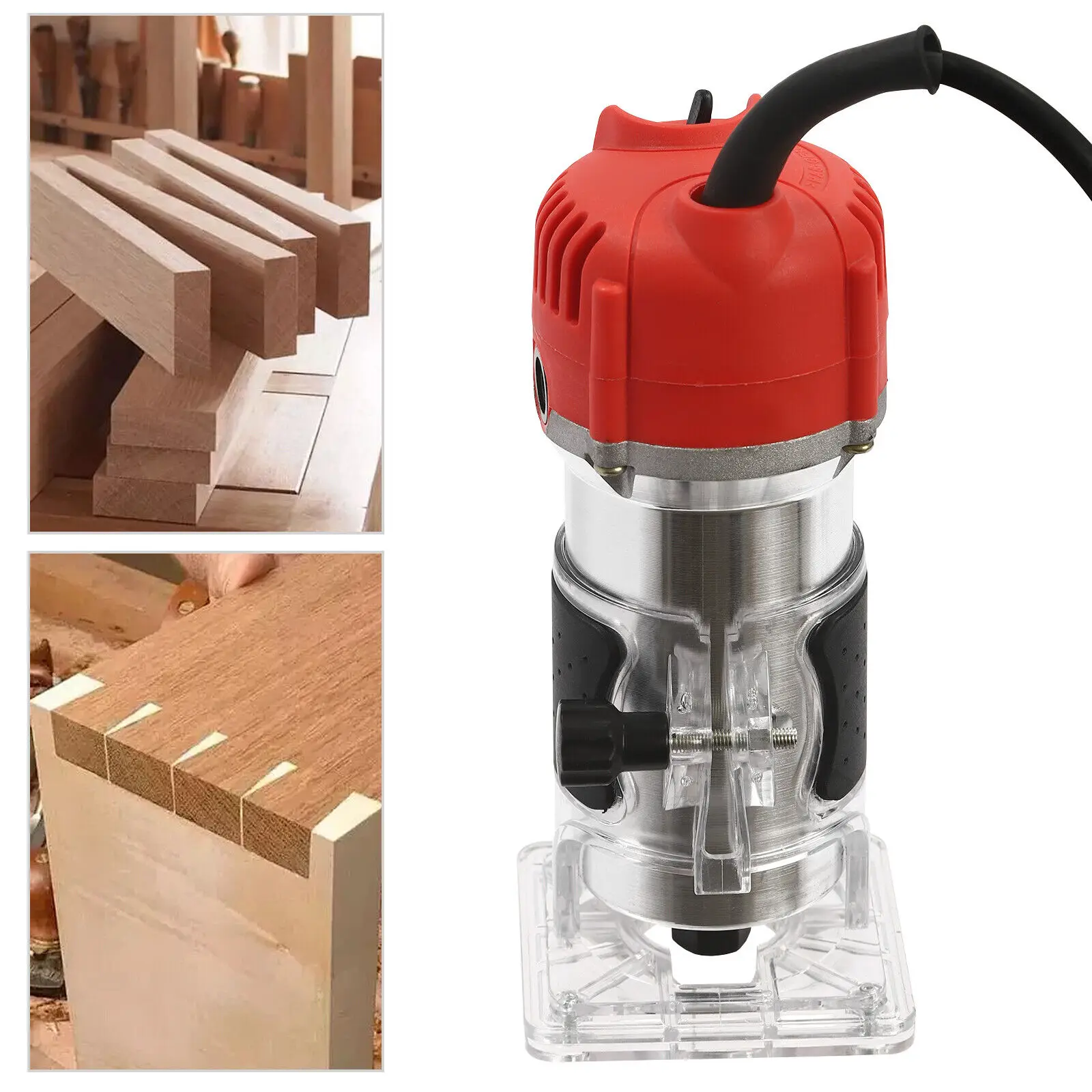 1/4'' Electric Wood Trimming Machine Handheld Laminate Edge Woodworking ...