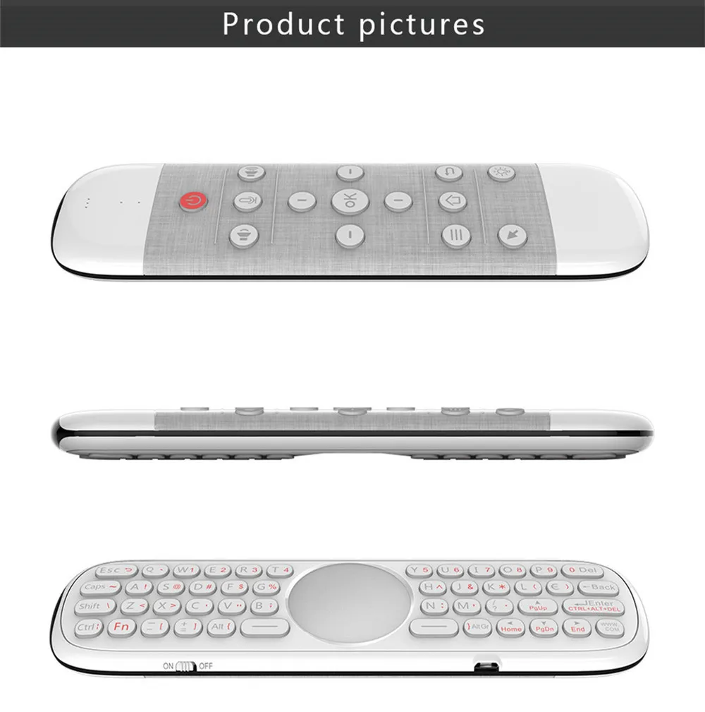 Voice-Remote-Control-2-4G-Wireless-Mini-Backlight-Keyboard-with-IR ...