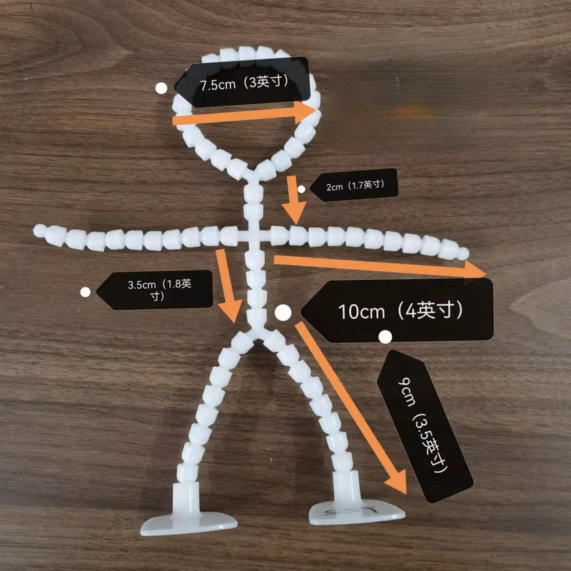 15cm Reborn Armature With Head Loop Doll Body Support Rack Plastic ...