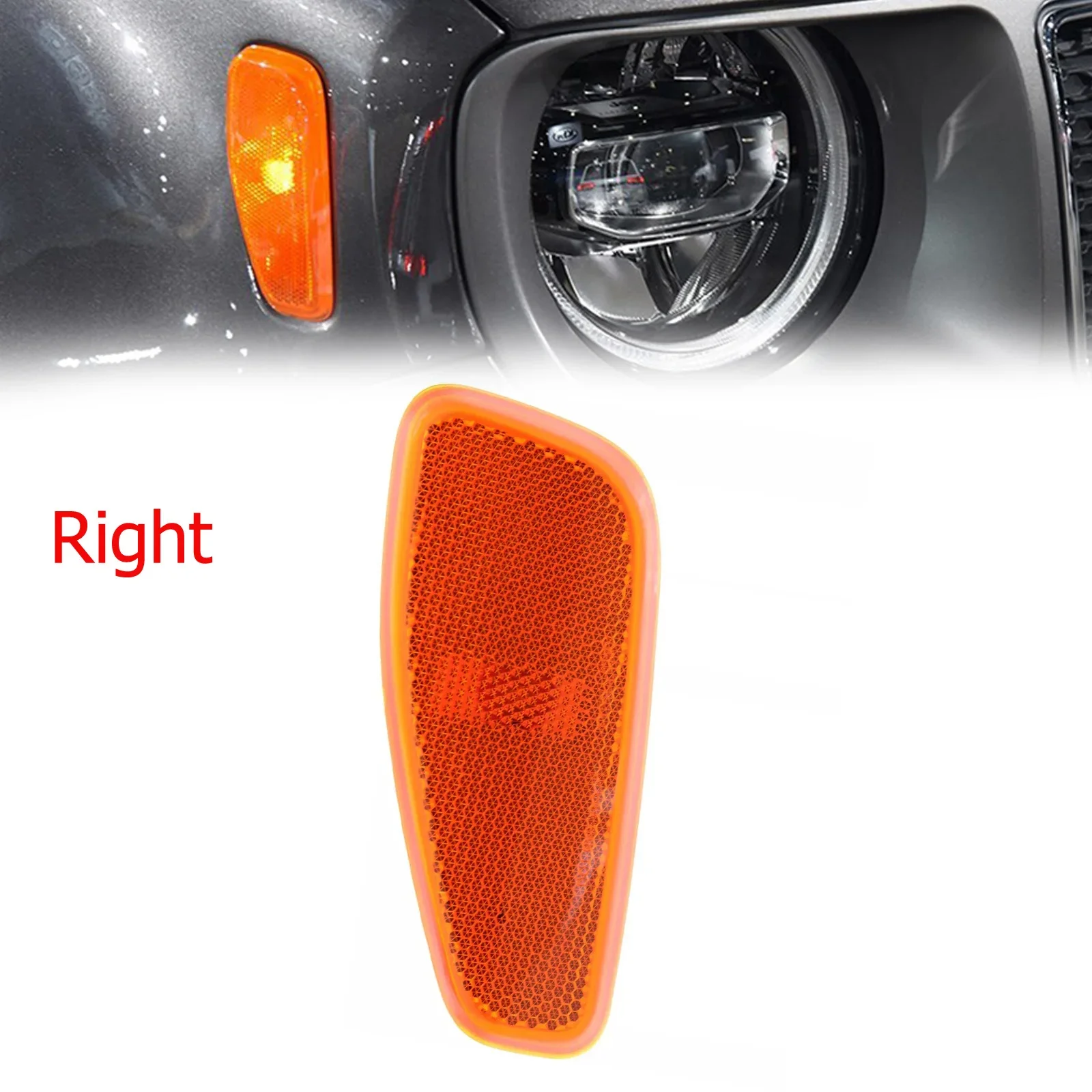 Car Side Marker Without Bulb 68256049AA For Jeep For Renegade 2015-23 ...
