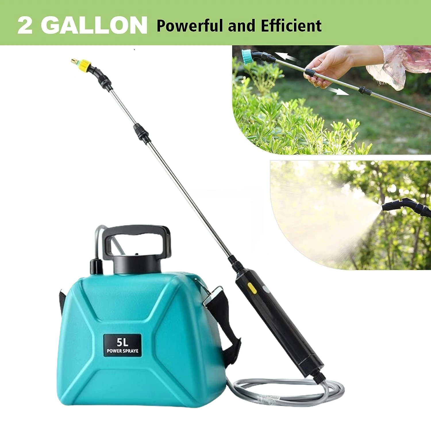 5L-2400mAh-Agricultural-Electric-Sprayer-Garden-Automatic-Atomizer ...