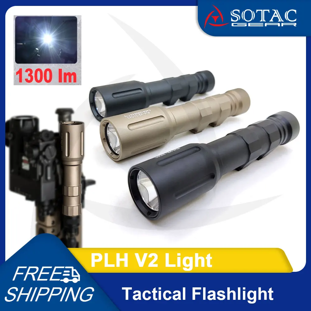 SOTAC-PLH-V2-Flashlight-Tactical-1300-Lumen-Modlight-Hunting ...