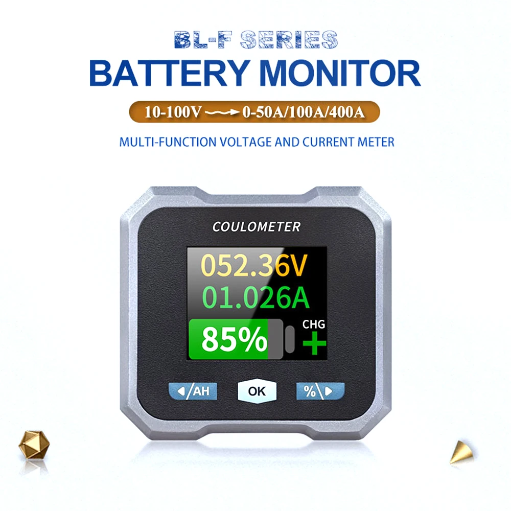 BL140F-Bluetooth-Battery-Monitor-10-100V-50A-100A-400A-Voltage-Current ...