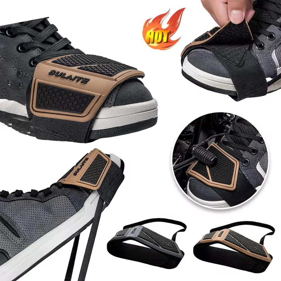 SULAITE Motorcycles Rubber Silicone Shift Pad Gear Shoes Cover Durable ...