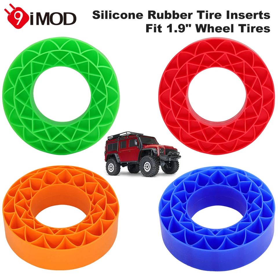 1.9 Wheels 2/4pcs Silicone Tire Inserts Waterproof Tear Resistance Tire ...