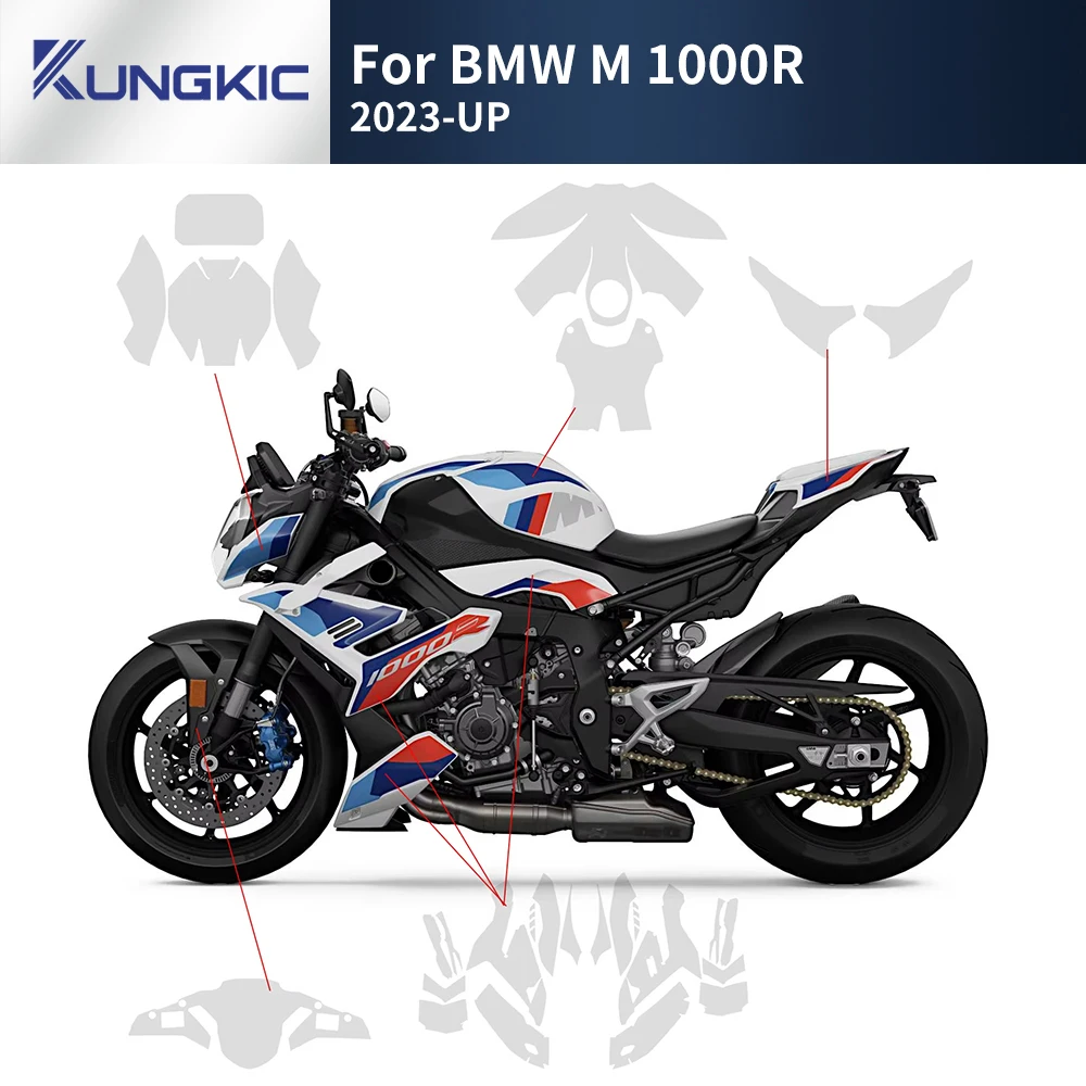 PPF for BMW M 1000R M1000R 2023 Parts Complete Paint Protection Set ...