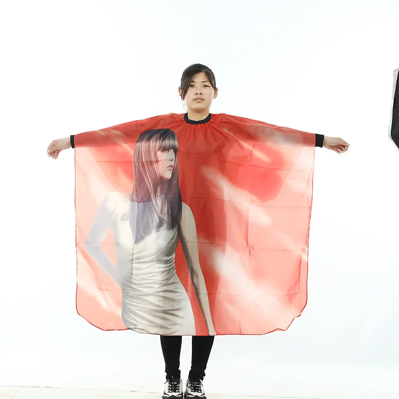 Hairdressing Coth Pattern Cutting Hair Waterproof Cloth Salon Barber ...