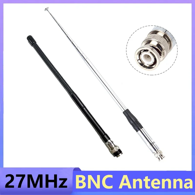 27Mhz-BNC-Antenna-Telescopic-23-130cm-3-5dBi-High-Gain-Antenna-Aerial ...