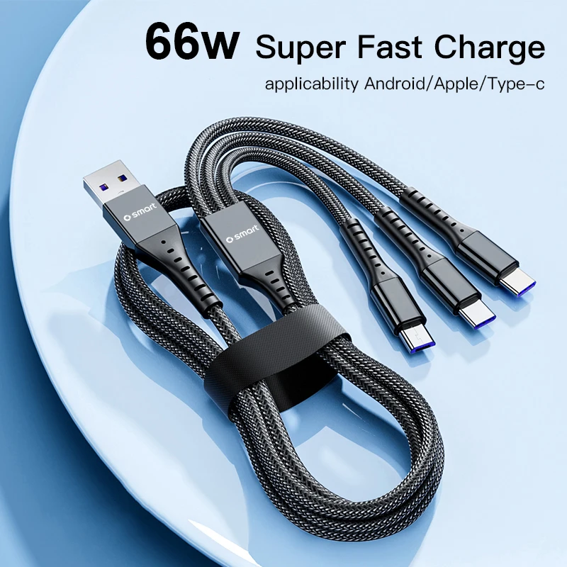 Car-Logo-Phone-Ultra-Fast-Charging-3-In-1-Data-Cable-Charger-For-Benz ...