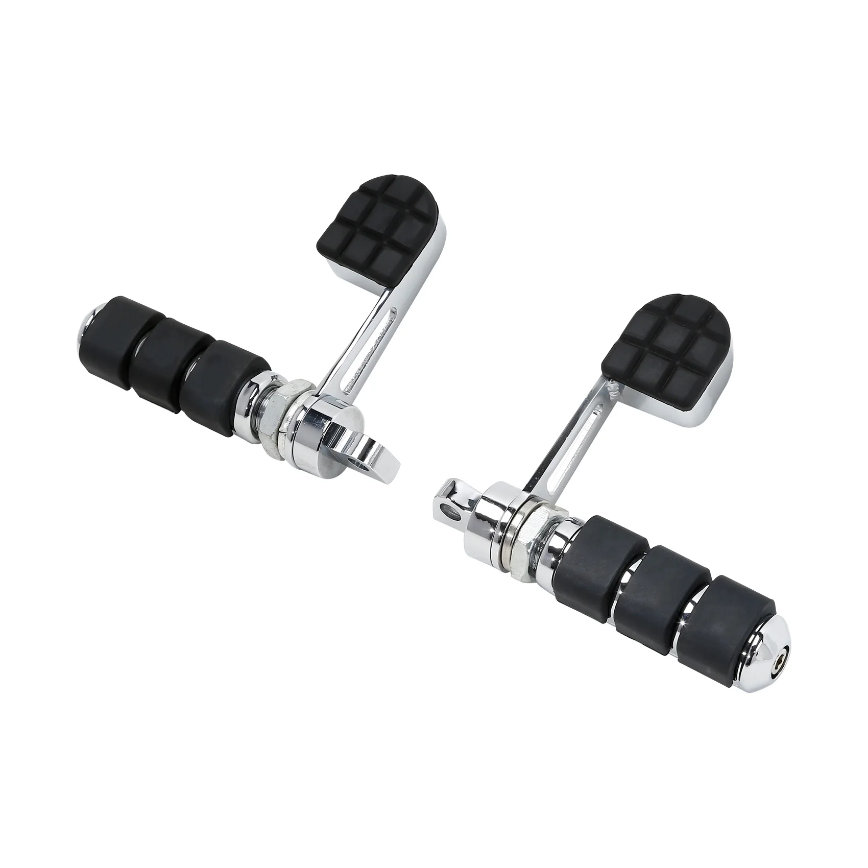 Motorcycle Foot Pegs With Heel Rest For Harley Sportster XL 883 1200 ...