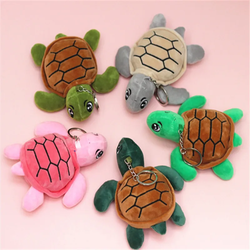 16CM Cute Colorful Small Turtle Doll Stuffed Doll Cartoon Soft Plush ...