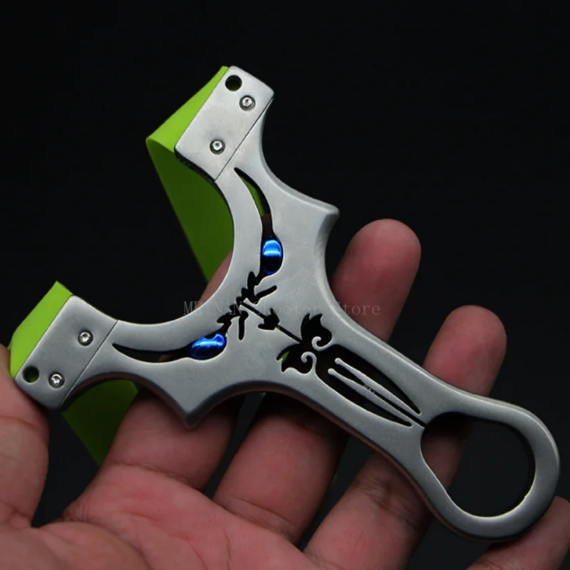 Professional Hunting Slingshot Big Power Stainless Steel Slingshot High ...