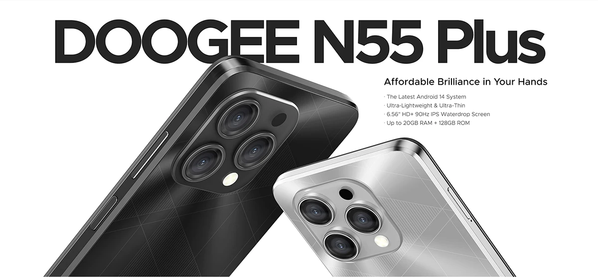 DOOGEE N55 PLUS 20(8+12)+128GB - Intelec | Tecnología y Fitness