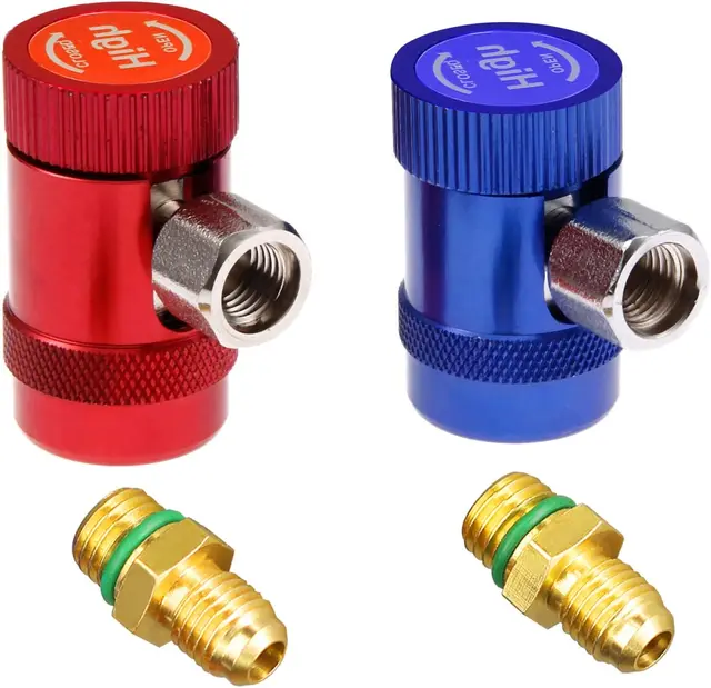 R1234yf Adapter Fittings - R1234yf Quick Couplers Connector High Side ...