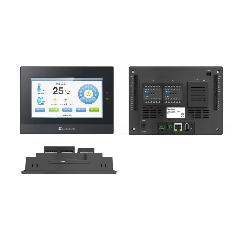 Controlador PLC Todo en Uno Serie Samkoon GX, DC24V, 16DI, 16DO ...