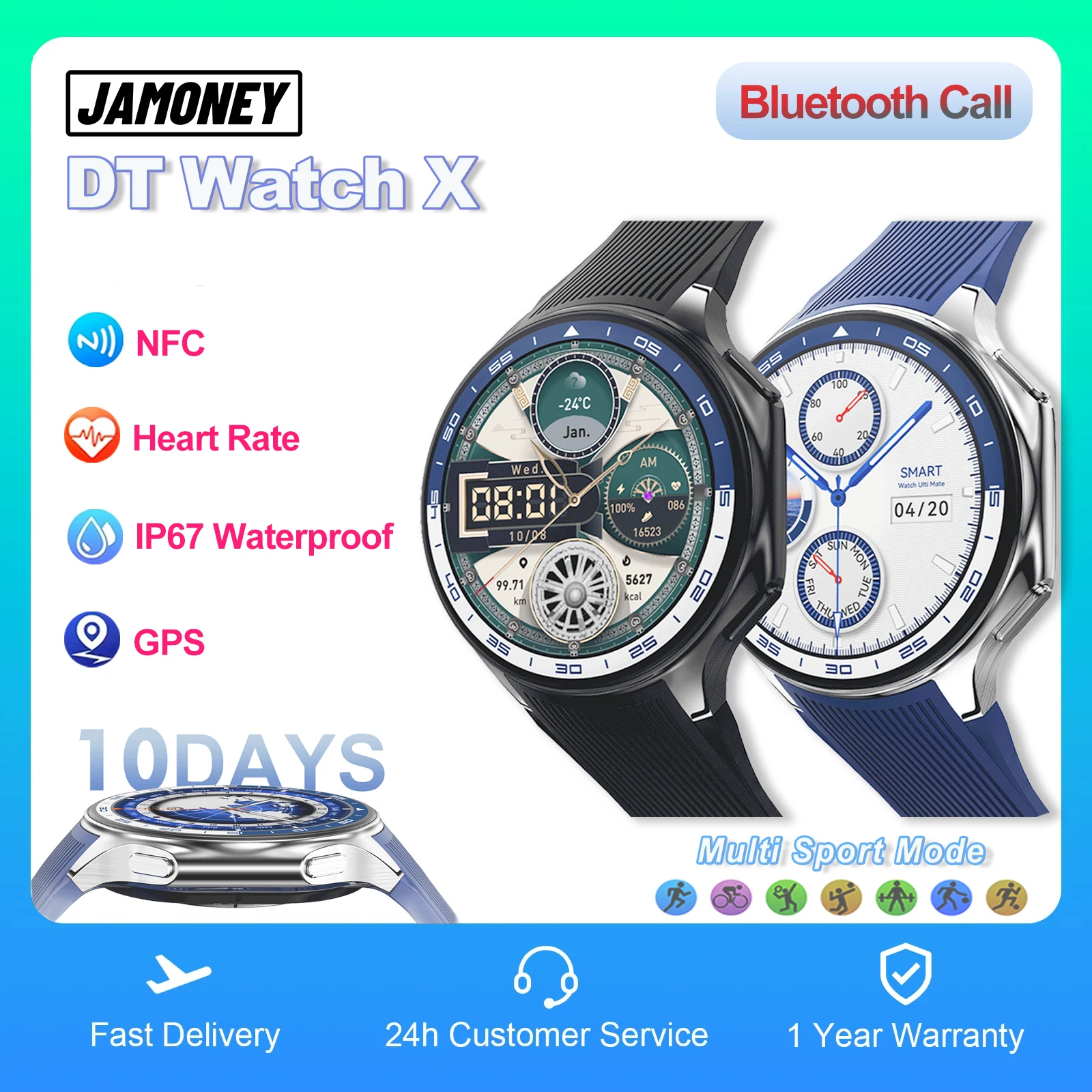 DT-Watch-X-Smartwatches-4GB-ROM-AMOLED-Smart-Watch-for-Men-Women-S ...