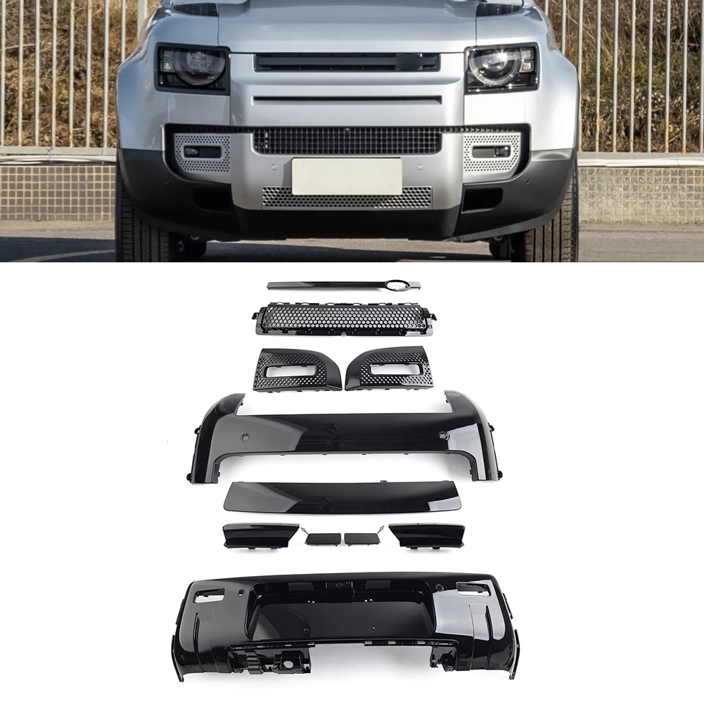 11Pcs-Set-Car-Front-Rear-Lip-Bumper-Protector-Guard-Skid-Body-Kits-For ...