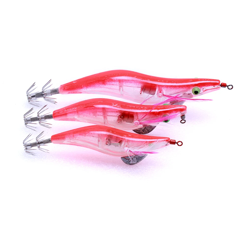 5-piece-of-LED-luminous-squid-hook-electronic-shrimp-battery-wooden ...