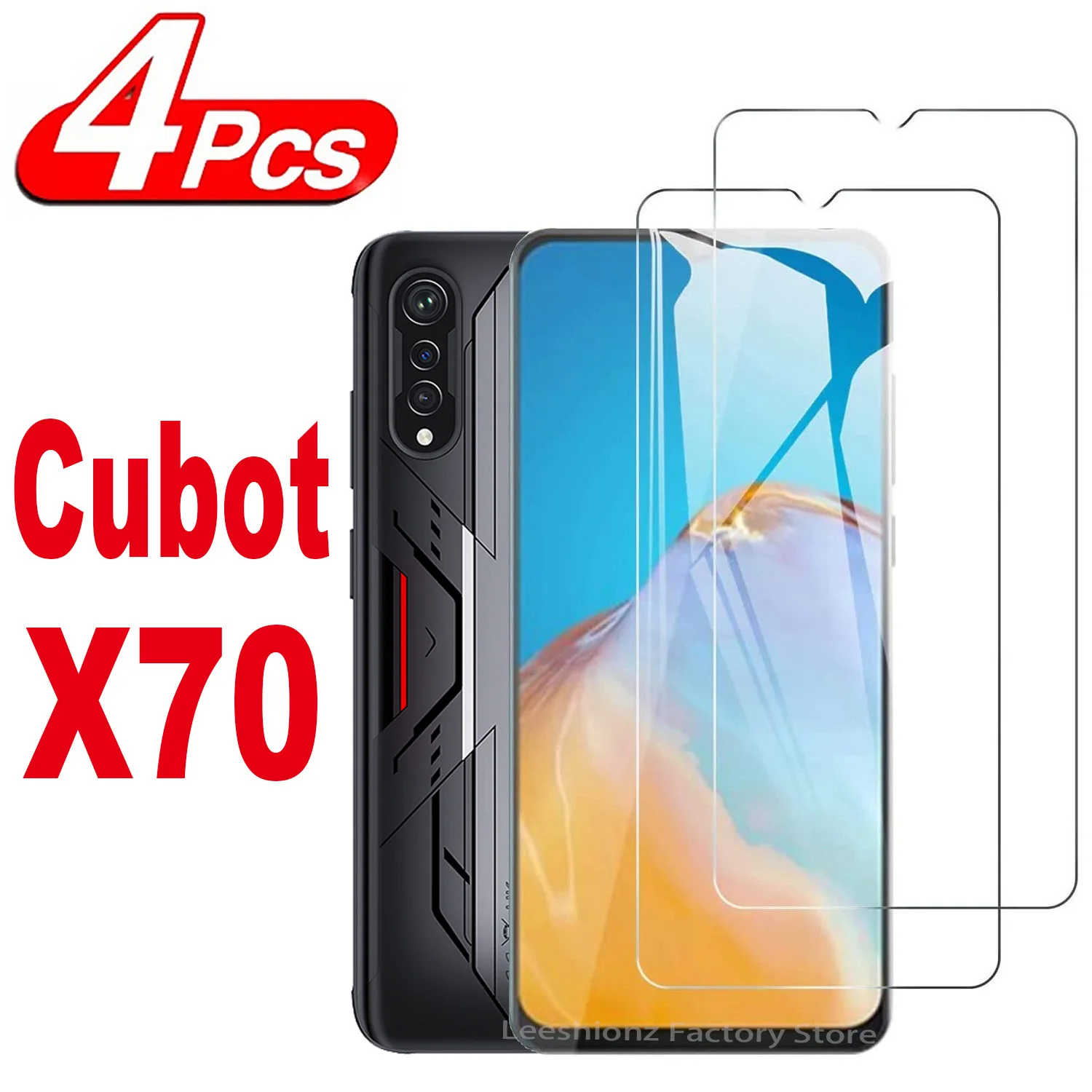 4Pcs-Screen-Protector-Glass-For-Cubot-X70-P60-P80-Cubot-Note-30 ...