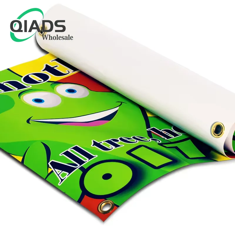 QiAds Custom Advertising Size Picture Design Background Print PVC ...
