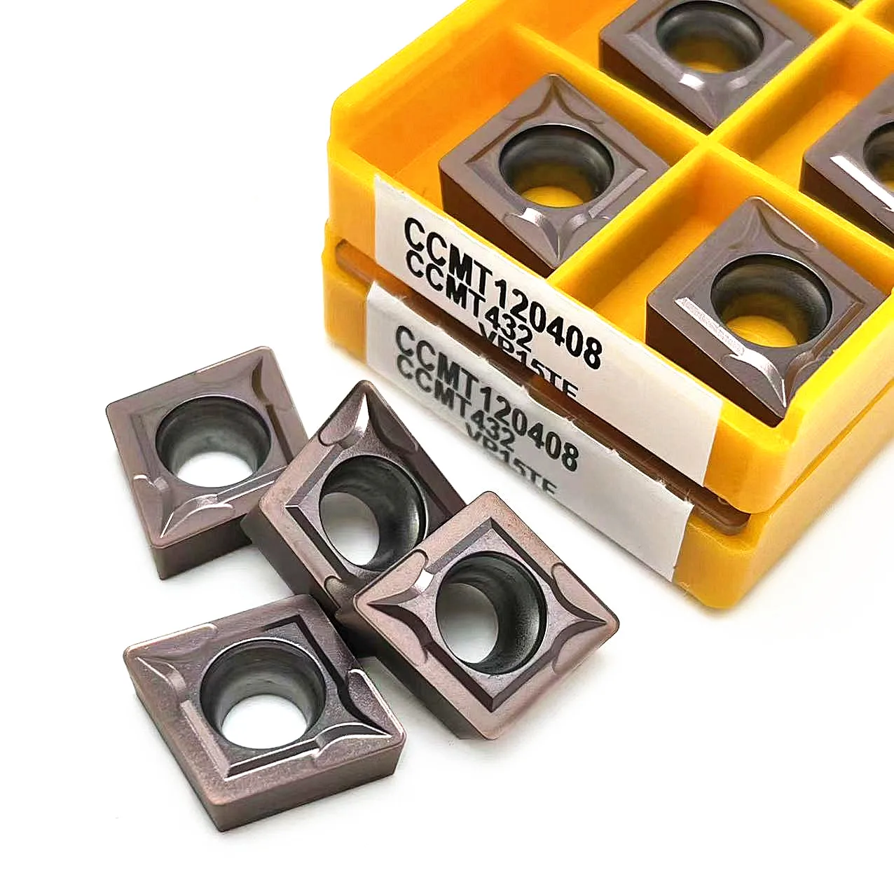 10PCS-CCMT120404-CCMT120408-VP15TF-US735-UE6020-HighQuality-Internal ...