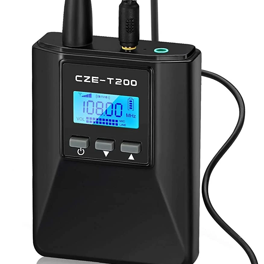 0-2W-200mW-Professional-FM-Radio-Portable-Transmitter-76-108MHz ...