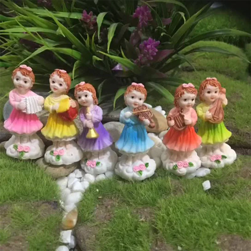 Creative-Flower-Fairy-Taking-The-Musical-Instrument-Landscape-Flower ...