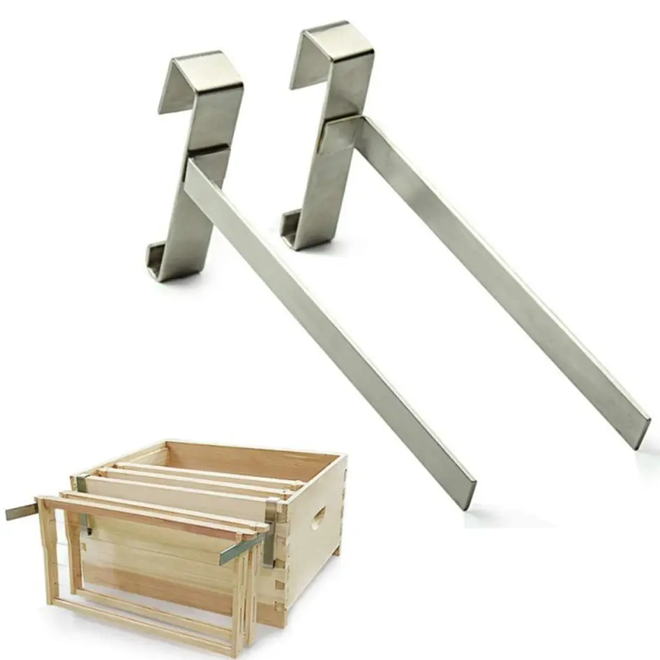 2 Pcs Beehive Honeycomb Support Bracket Stainless Steel Frame Holder ...