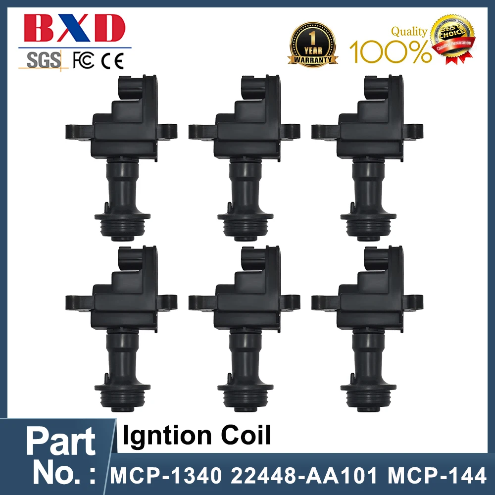 1-6pcs-Ignition-Coil-MCP-1340-22448-AA101-MCP-144-For-Nissan-Skyline ...