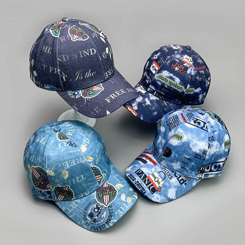 New-Streetwear-Trend-Graffiti-Men-Women-Baseball-Hats-Cotton ...