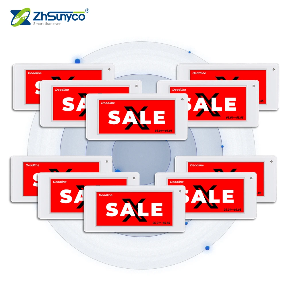 Price Tag Digital Supermarket Electronic Shelf Label Ble 10pcs 2.9 ...