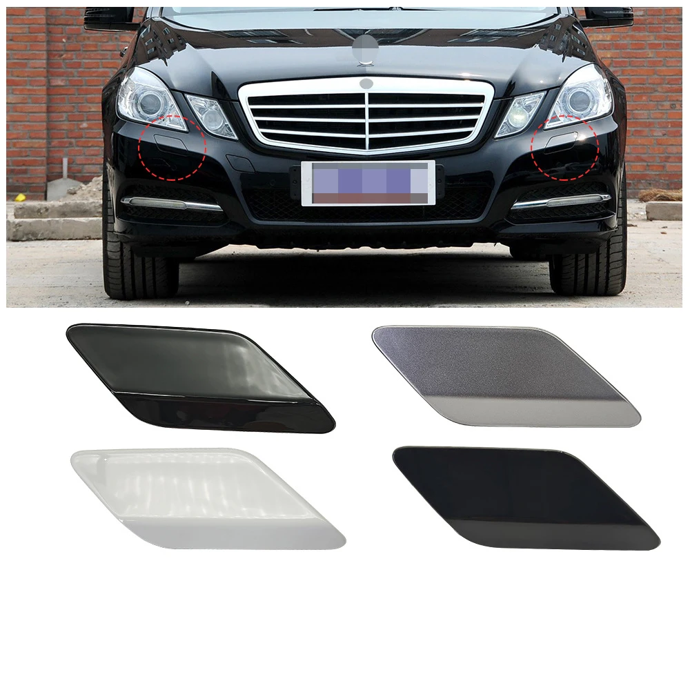 For-Mercedes-Benz-W212-Front-Bumper-Headlight-Washer-Spray-Cover-Cap ...