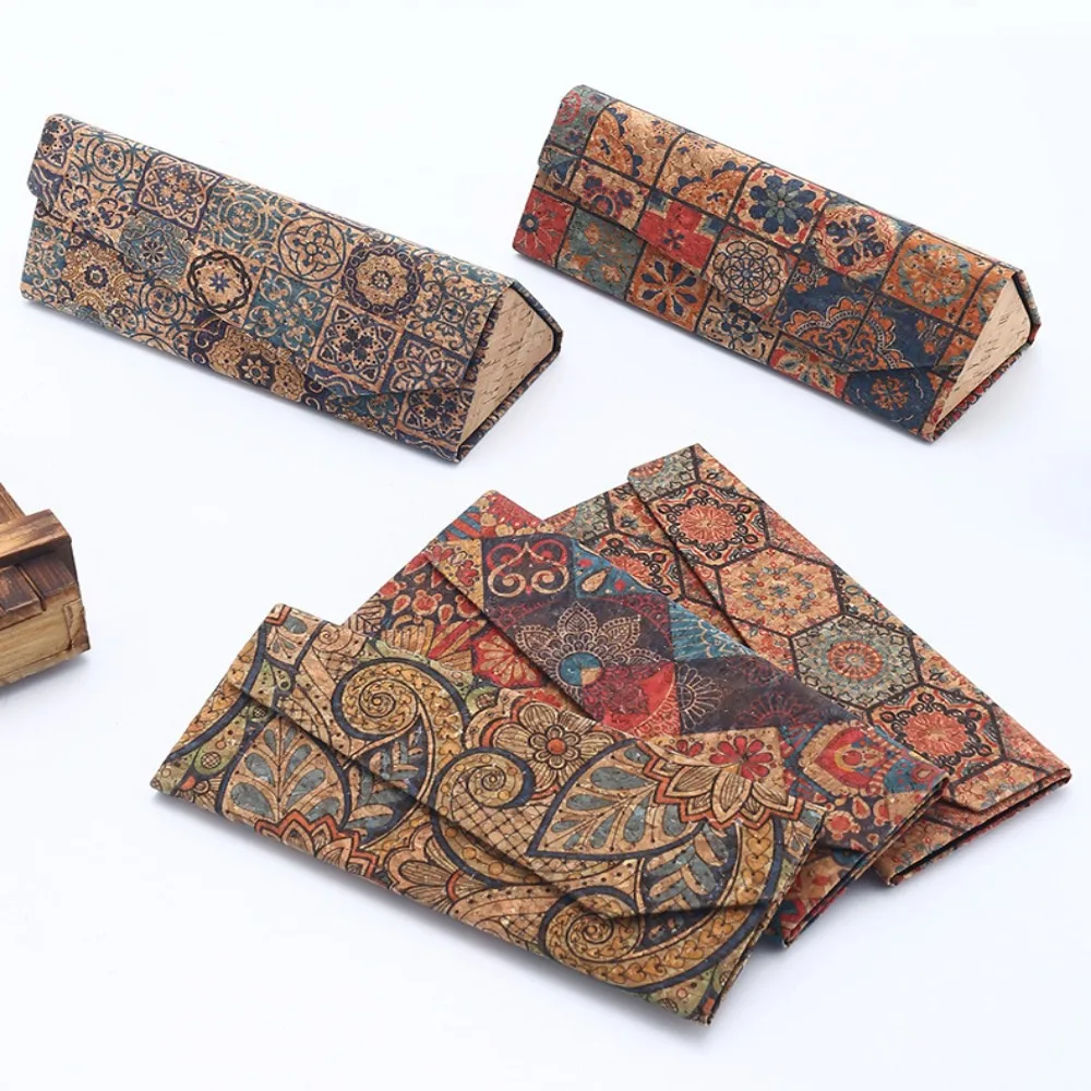 Totem-Retro-Folding-Triangle-Glasses-Case-Women-Personalit-Sunglasses ...