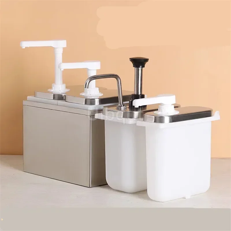 Condiment-Pump-Dispenser-1L-2L-Manual-Stainless-Steel-Bubble-Bubble ...